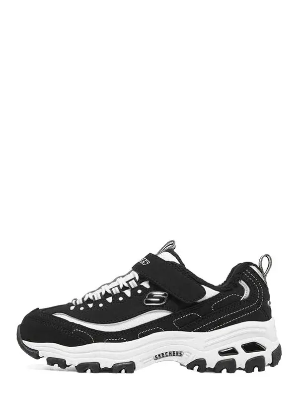 Sketchers D'lites Athletic Sneakers - Black/white