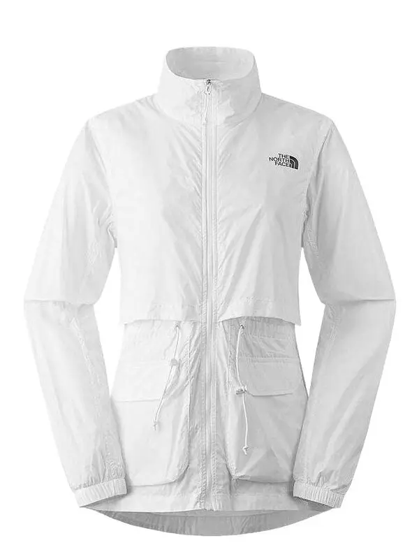 The North Face Phlego Windbreaker Jacket - White/black