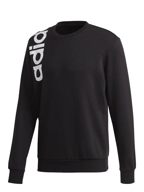 Adidas Round Collar Knit Pullover - Black