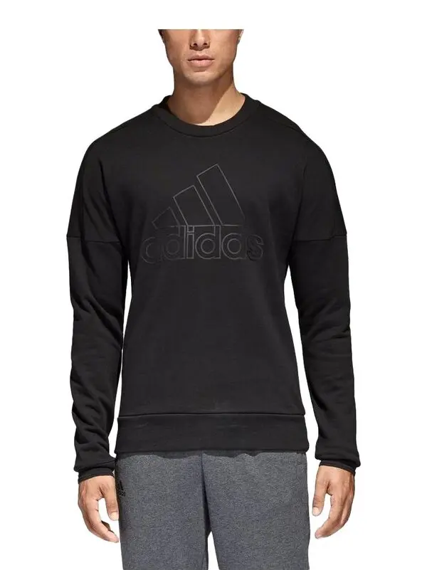 Adidas Logo Sweatshirt - Black