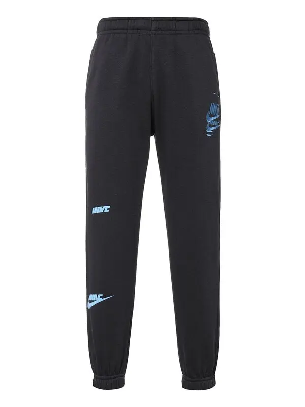 Nike Logo Embroidered Bundle Feet Sports Pants/trousers/joggers Autumn - Black