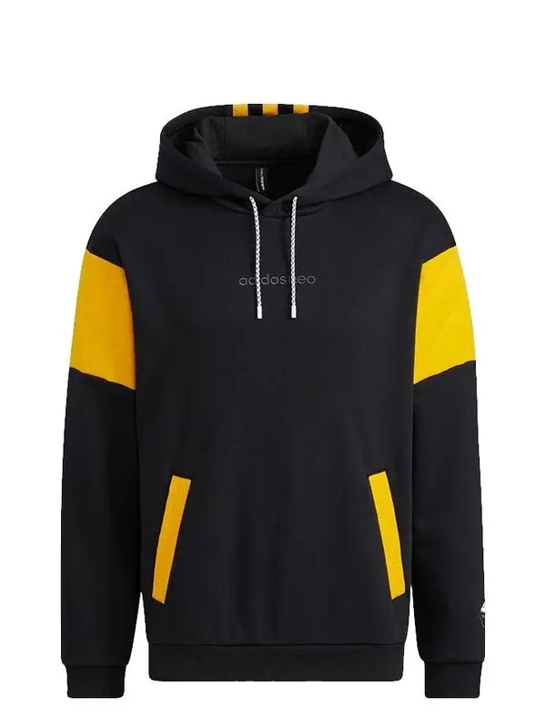 Adidas Neo Colorblock Quilted Hoodie - Default Color