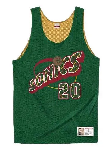 Mitchell & Ness Seattle Supersonics Gary Payton 1995-96 Reversible Mesh Tank - Default Colorway