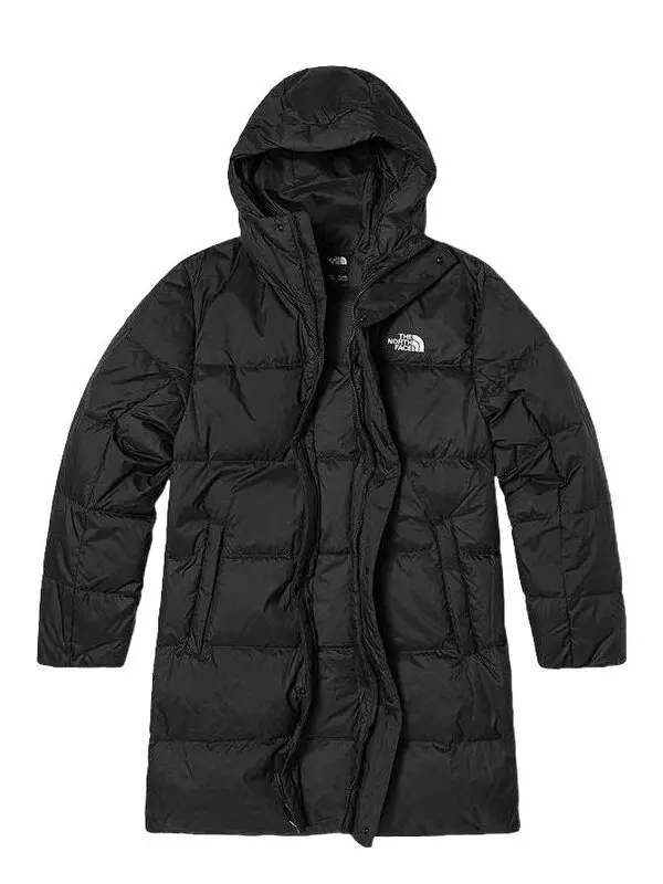 The North Face Logo-print Down Coat - Black