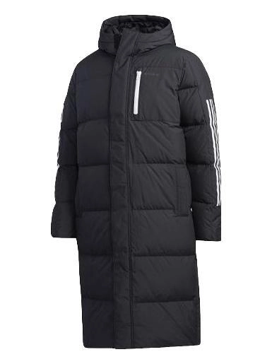 Adidas Neo Sports Hooded Down Jacket - Black