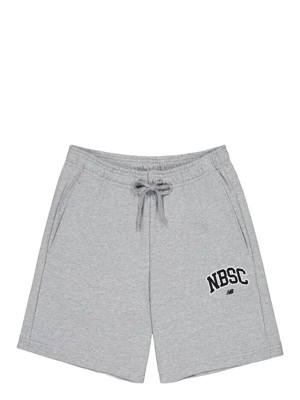 NEW BALANCE Athletics Sports Club Cotton Shorts - Grey