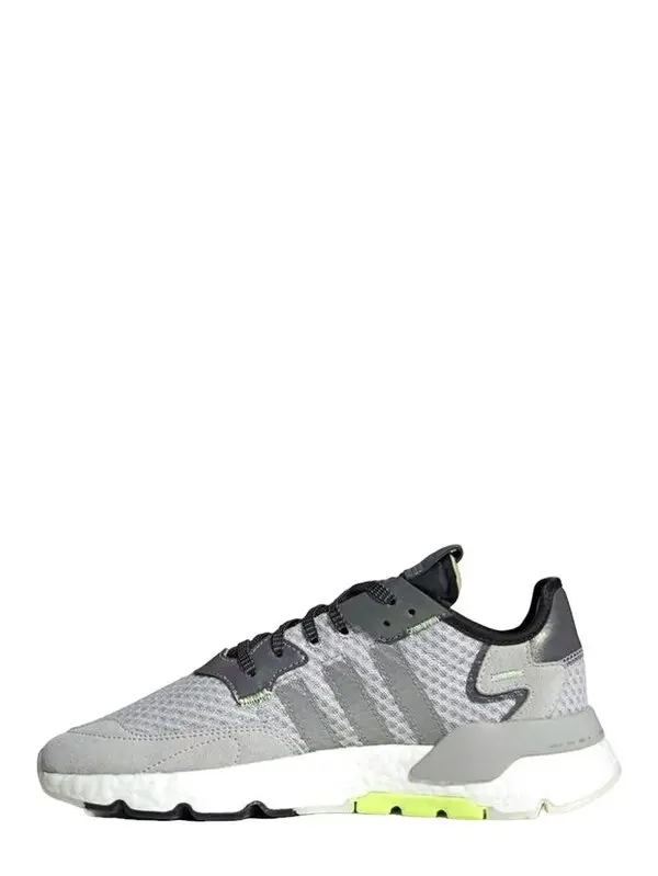 Adidas Nite Jogger Sneakers - Grey/silver/volt