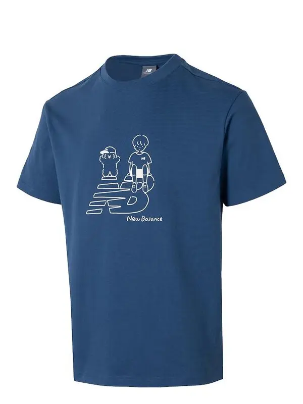 NEW BALANCE X Noritake Graphic T-shirt - Navy