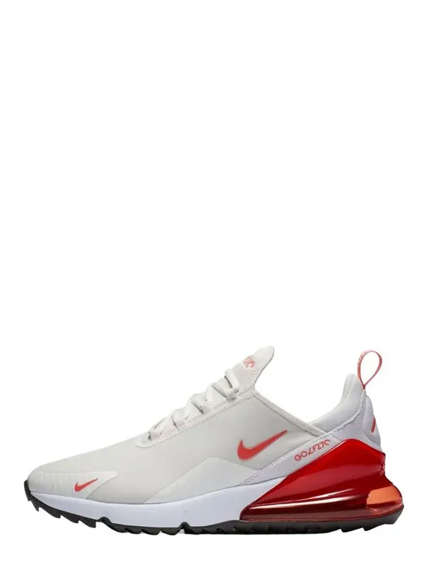 Nike Max 270 Golf Low Top Sneakers - White/red