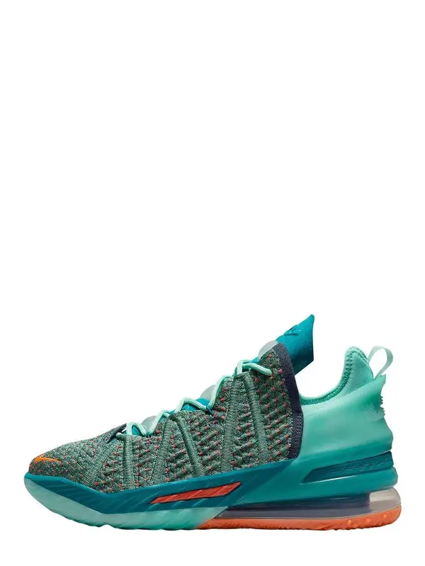 Nike Lebron 18 "we Are Family" Sneakers - Green/orange