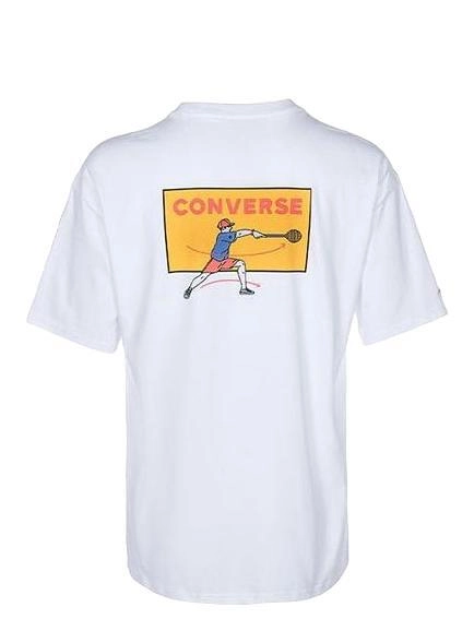 CONVERSE Jack Purcell Graphic T-shirt Asia Sizing - White