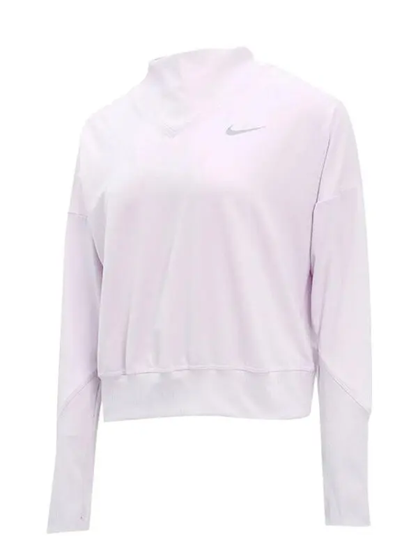 Nike Long Sleeve Performance Pullover - Pinkred