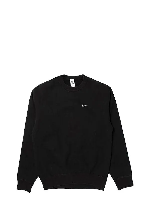 Nike Lab Nrg Fleece Crew Round Neck Pullover - Black