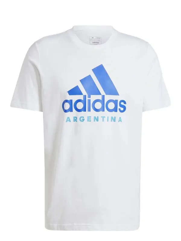 Adidas Argentina Dna Graphic T-shirt Asia Sizing - White