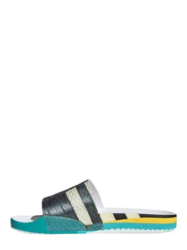 Adidas X Raf Simons Samba Adilette Slides - Black
