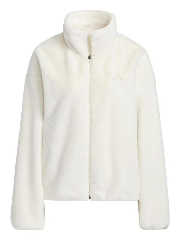 Adidas Faux Fur Jacket - White
