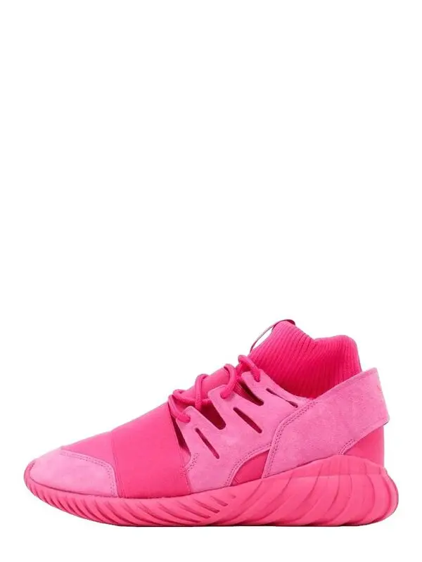 Adidas Tubular Doom Tonal High Top Sneakers - Pink