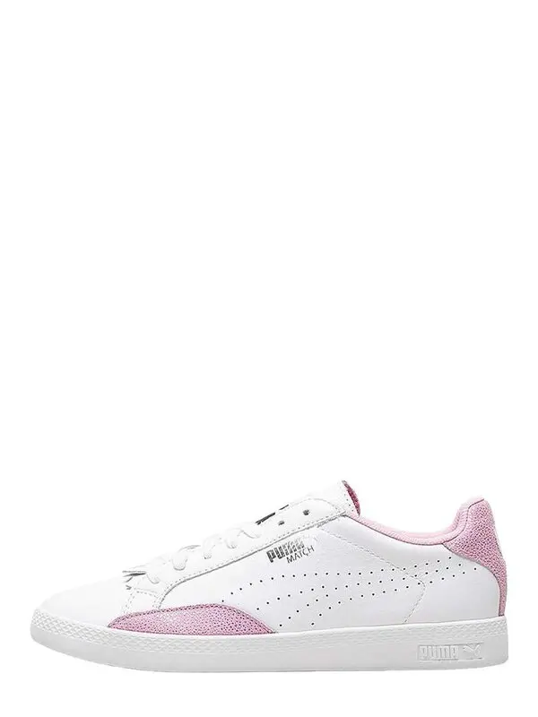 PUMA Match Lo Reset Casual Sneakers - White/pink