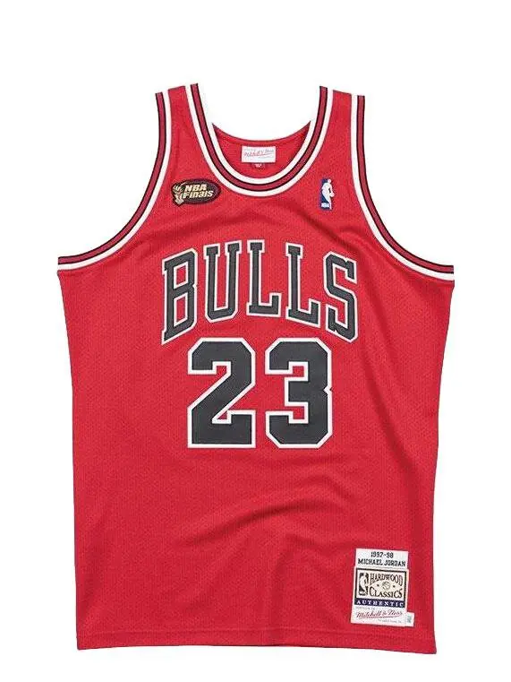 Mitchell & Ness Nba Hardwood Classics Michael Jordan Chicago Bulls 97-98 Retro Basketball Jersey - Default Colorway
