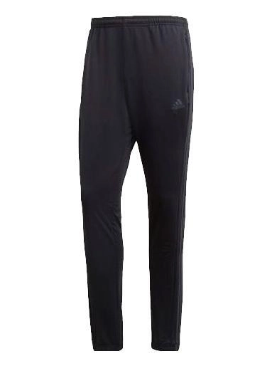 Adidas Green Side Stripe Training Sports Pants - Black