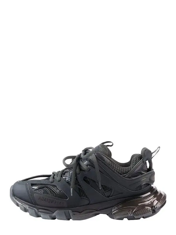 Balenciaga Track Sneaker With Clear Sole - Black