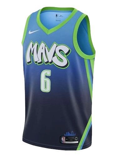 Nike Nba Dallas Mavericks 6 Basketball Jersey - Blue