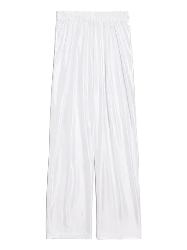 Balenciaga Wide Leg Sweatpants - White