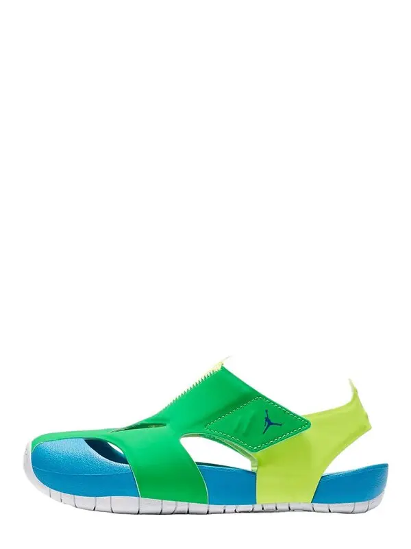 JORDAN Air Flare Casual Sandals - Green/blue/yellow