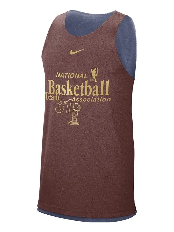Nike Team 31 Standard Issue Reversible Jersey - Brown