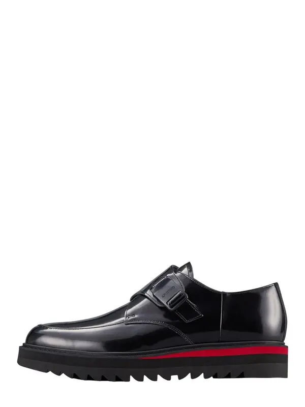 Onitsuka Tiger Monk Strap Shoes - Black/red