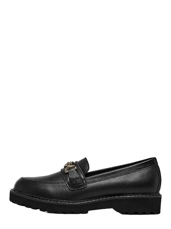 Sketchers Modern Comfort Loafers With Metal Detail - Black