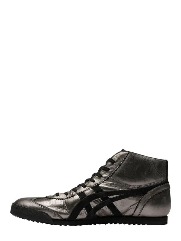 Onitsuka Tiger Mexico Mid Runner Deluxe Sneakers - Gunmetal/black