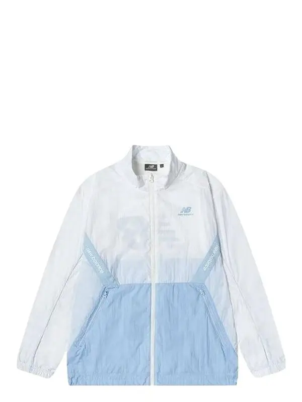 NEW BALANCE Lifestyle Jacket - White/light Blue