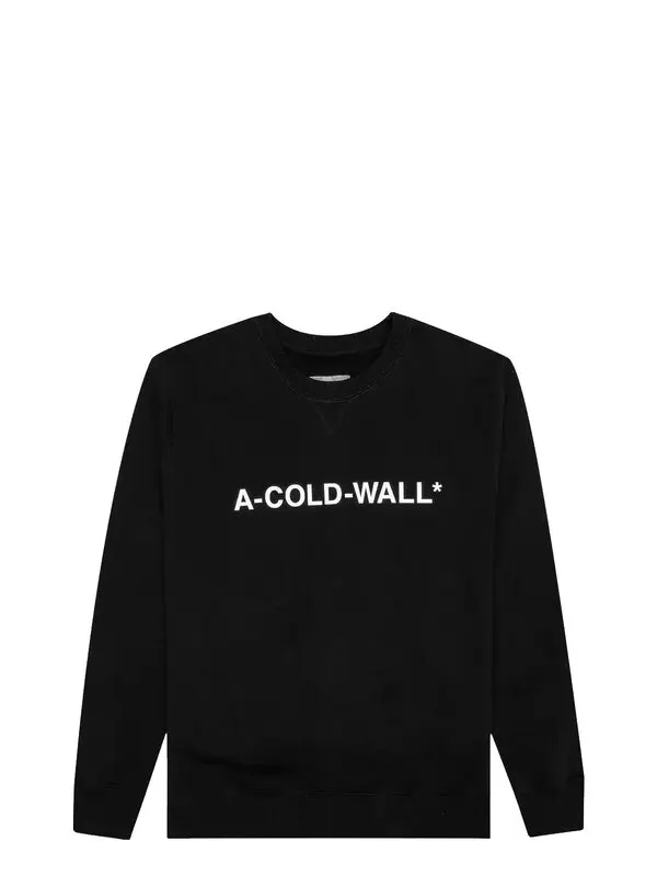 A-COLD-WALL* Essential Logo Crewneck Sweatshirt - Black