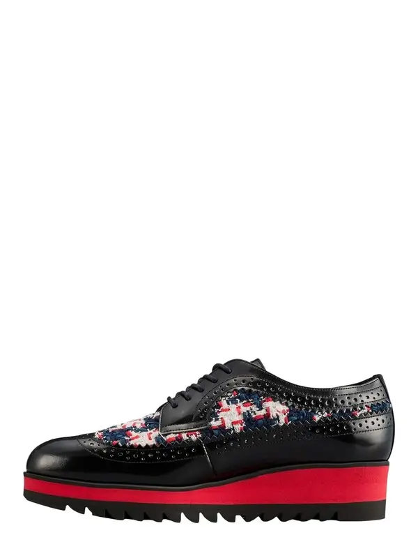 Onitsuka Tiger Brogue Lace-up Sneakers - Black/classic Red