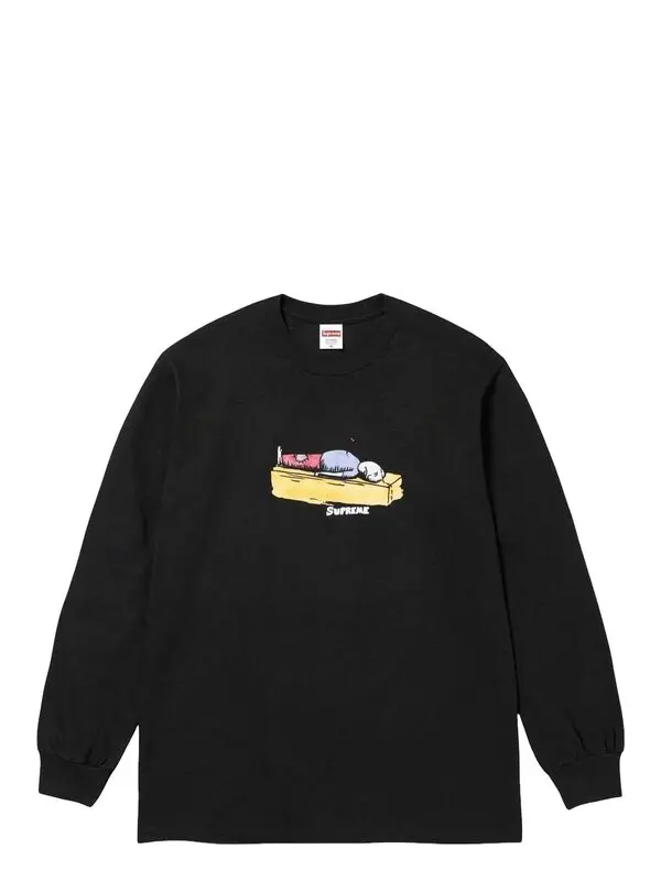 Supreme Fw23 Week7 Neil Blender Arrow Long Sleeve T-shirt - Black