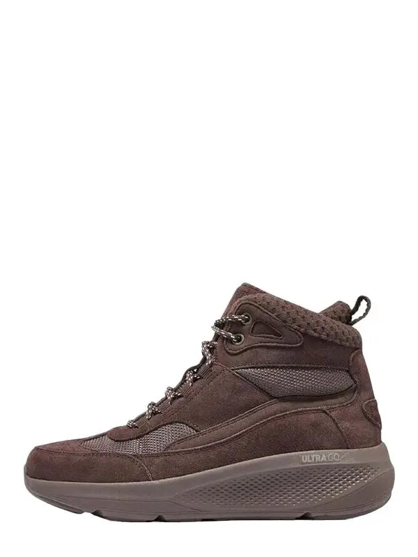 Sketchers Athletic Lace-up Ankle Boots - Dark Brown