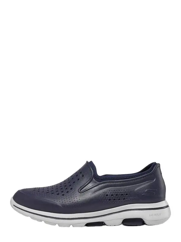 Sketchers Go Walk 5 Slip-on Sneakers - Blue/white