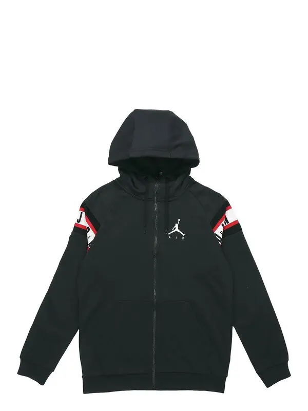 JORDAN Jumpman Athleisure Zip-up Hooded Jacket - Black