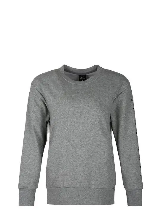 Nike Crewneck Sweatshirt With Graphic Detailing - Grey