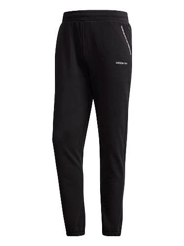 Adidas Neo Logo Cozy Breathable Casual Sports Long Pants - Black