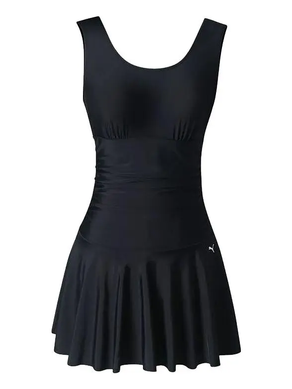 PUMA One-piece Swim Dress - Black