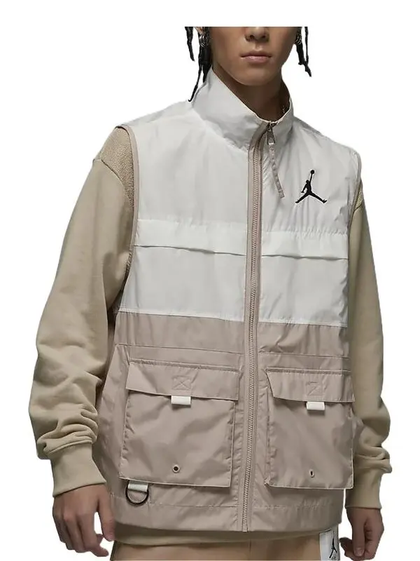 JORDAN Cargo Vest - White/pink