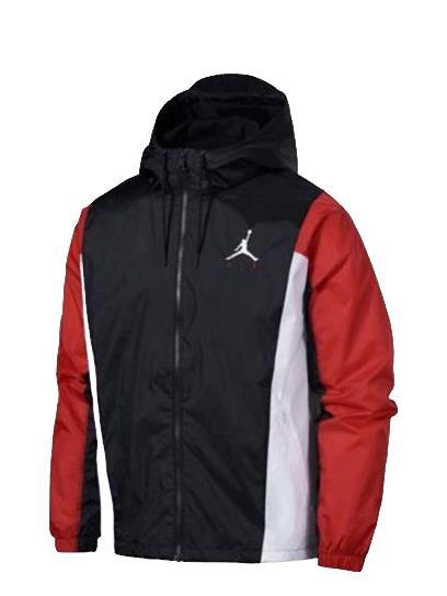 JORDAN Jumpman Multicolor Basketball Jacket - Blackred