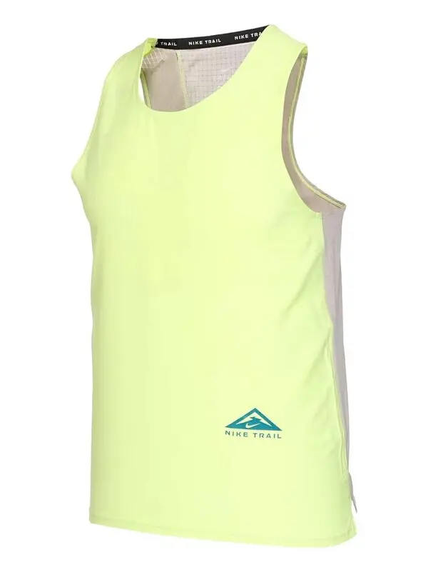 Nike Dri-fit Rise 365 Trail Running Tank Top - Yellow