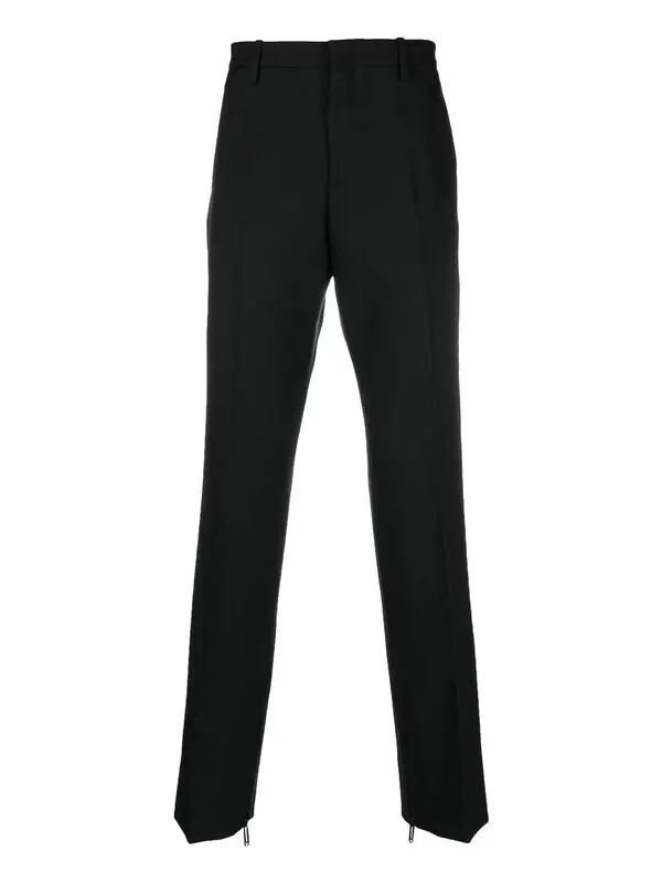Off-White Casual Solid Color Trousers - Default Colorway