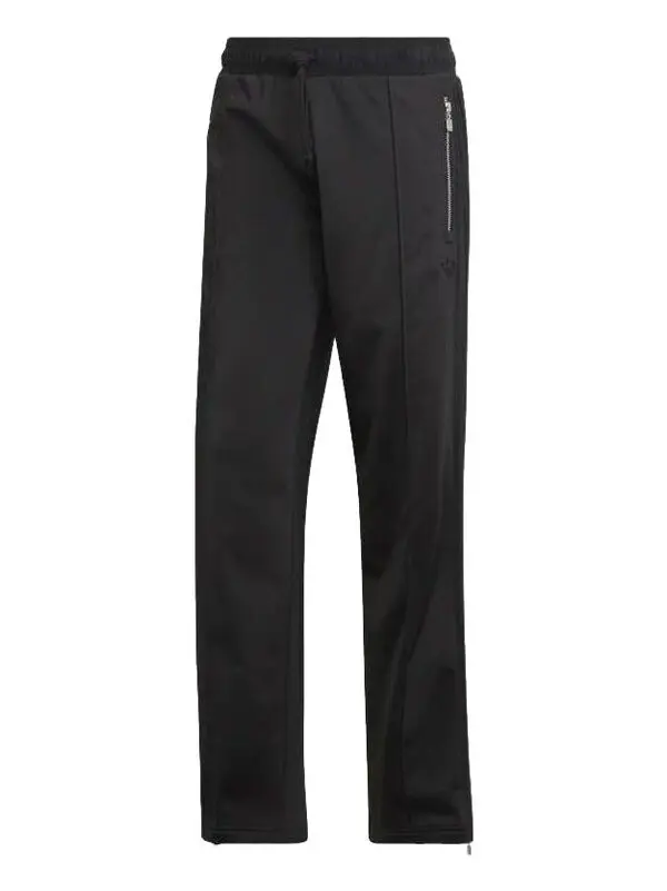 Adidas Originals Fb Loose Tp Solid Color Retro Sports Pants/trousers/joggers Black - Jet Black