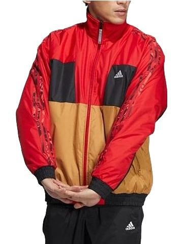 Adidas Colorblock Logo Printing Reversible Jacket - Multi-color