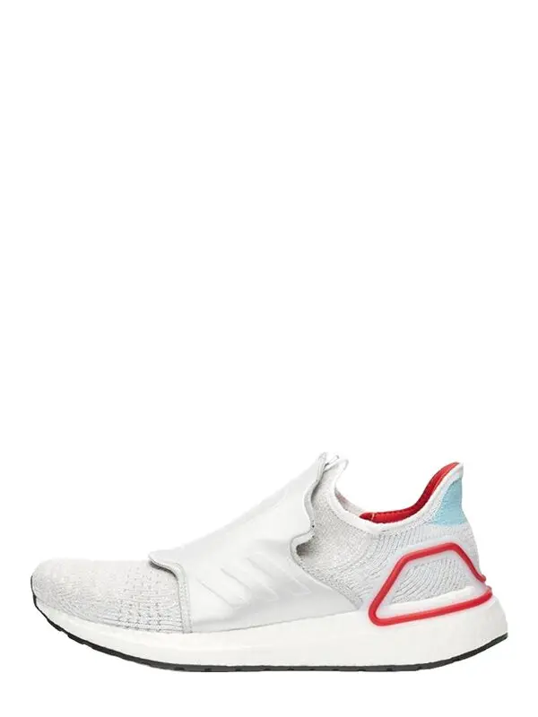 Adidas X Doe Shanghai Ultraboost 19 'micropacer' Sneakers - Core White/poewr Red