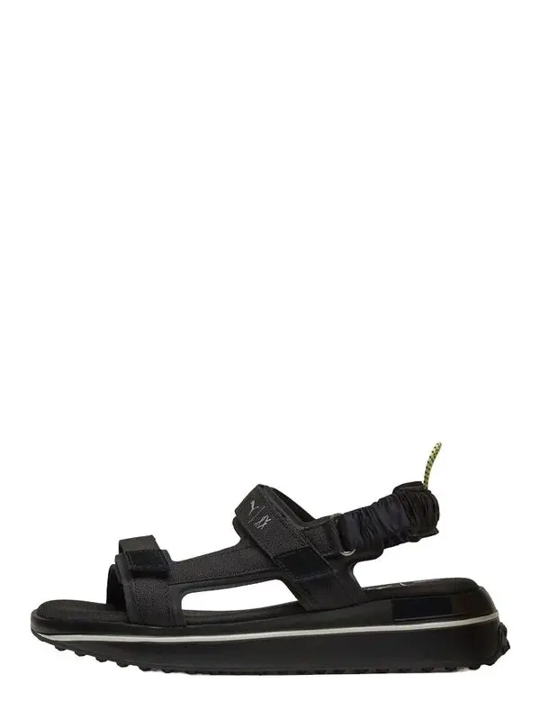 PUMA Future Rider Sandals With Braided Straps And Elasticated Detail - Black